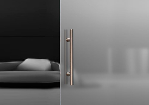 Puerta vidrio templado batiente - Sillas y Mesas Colombia